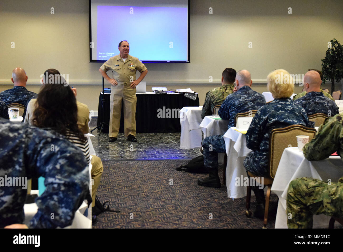 Capt. Todd Wagner, commanding officer, Navy and Marine Corps Public ...
