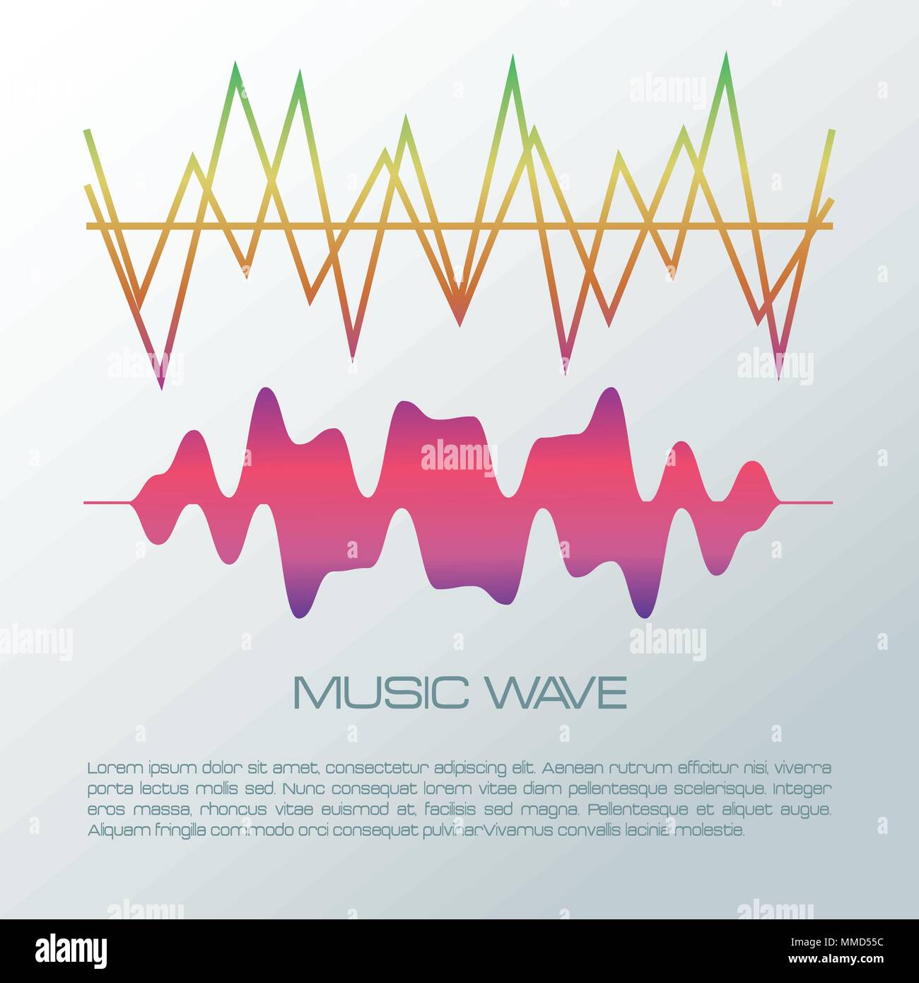 Music wave infographic Stock Vector Image & Art - Alamy