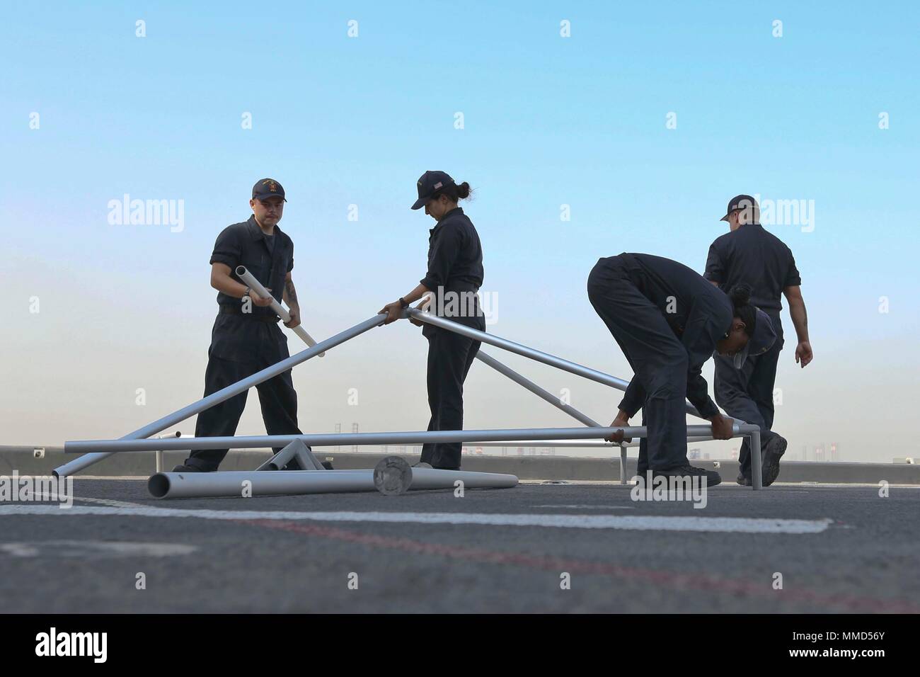 U.S. 5TH FLEET AREA OF OPERATIONS (Oct. 17, 2017) – Sailors deployed ...
