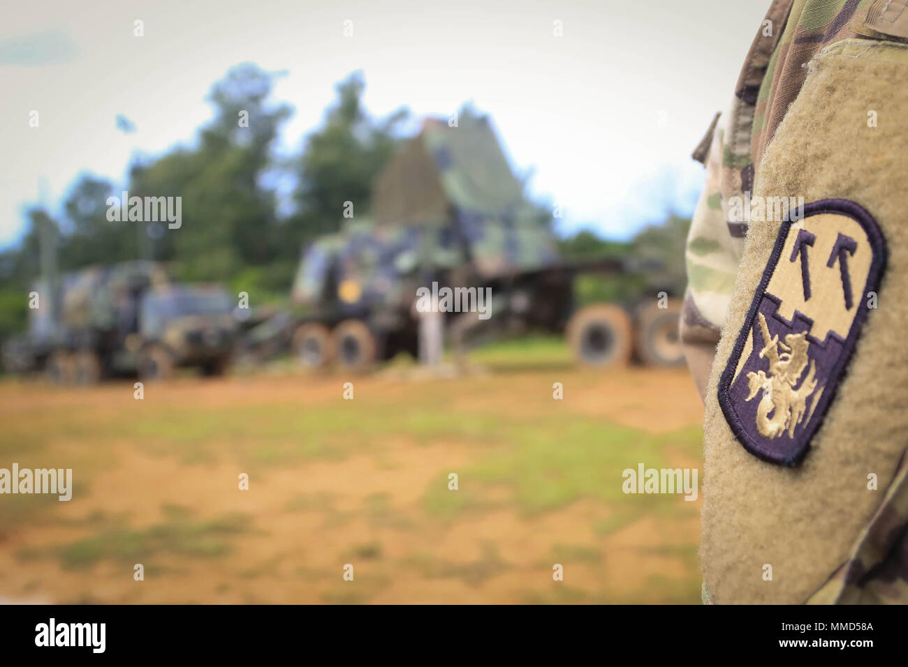 The U.S. Army’s 94th Army Air and Missile Defense Command patch, the ...