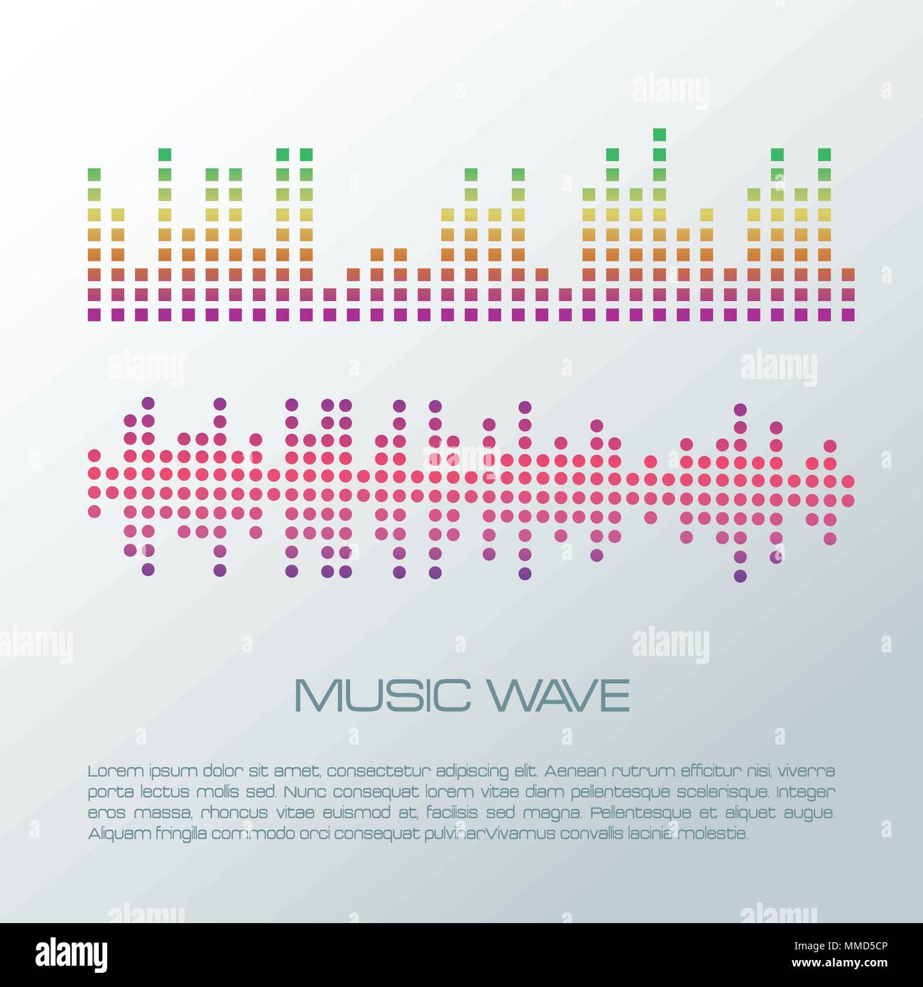 Music wave infographic Stock Vector Image & Art - Alamy