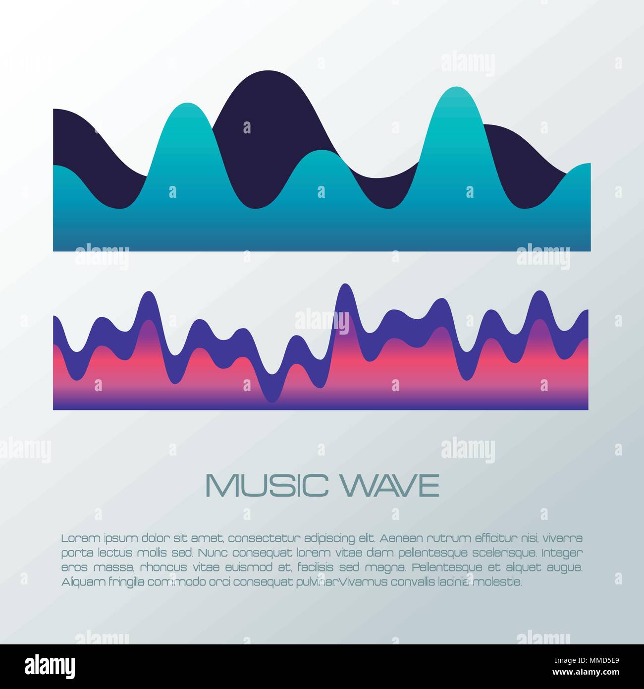 Music wave infographic Stock Vector Image & Art - Alamy