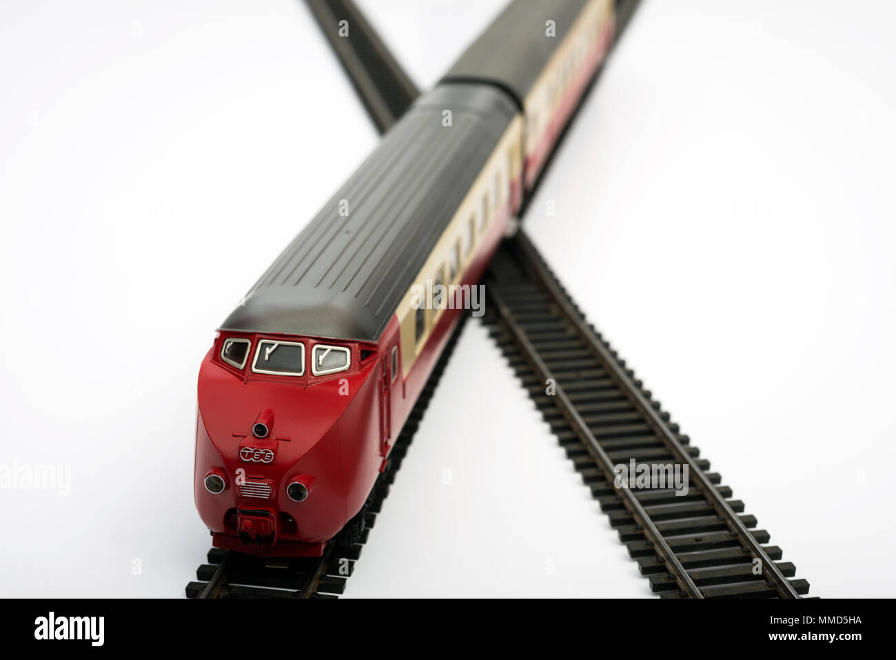 Marklin 00 guage Trans Europe Express model train Stock Photo - Alamy