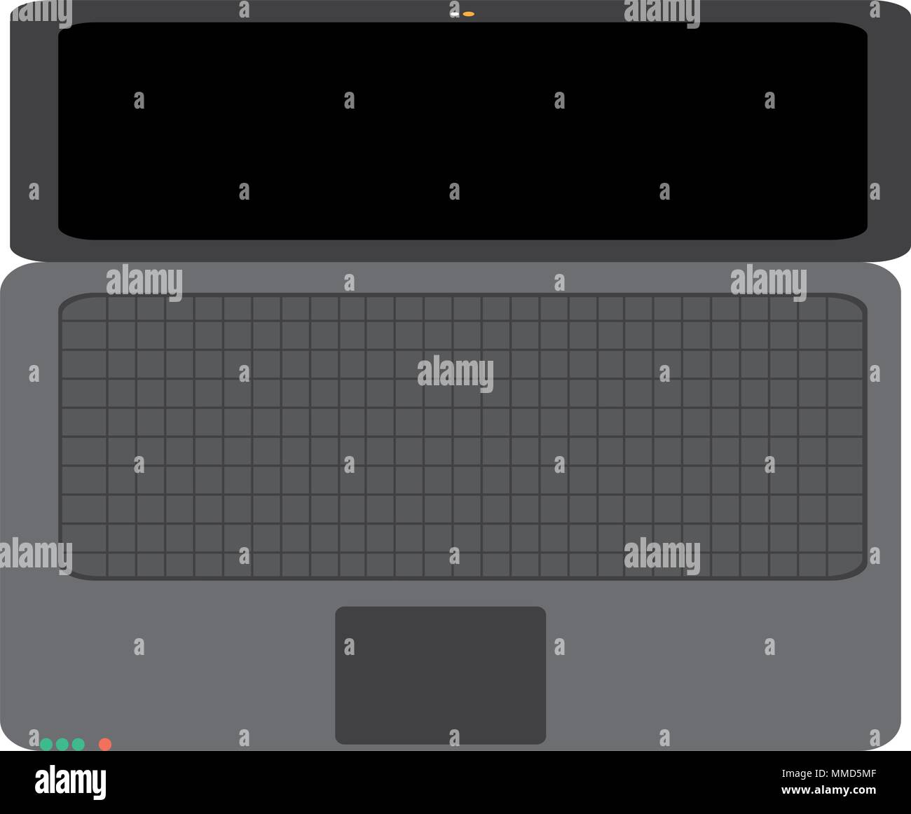 electronic laptop with screen technology service Stock Vector Image ...