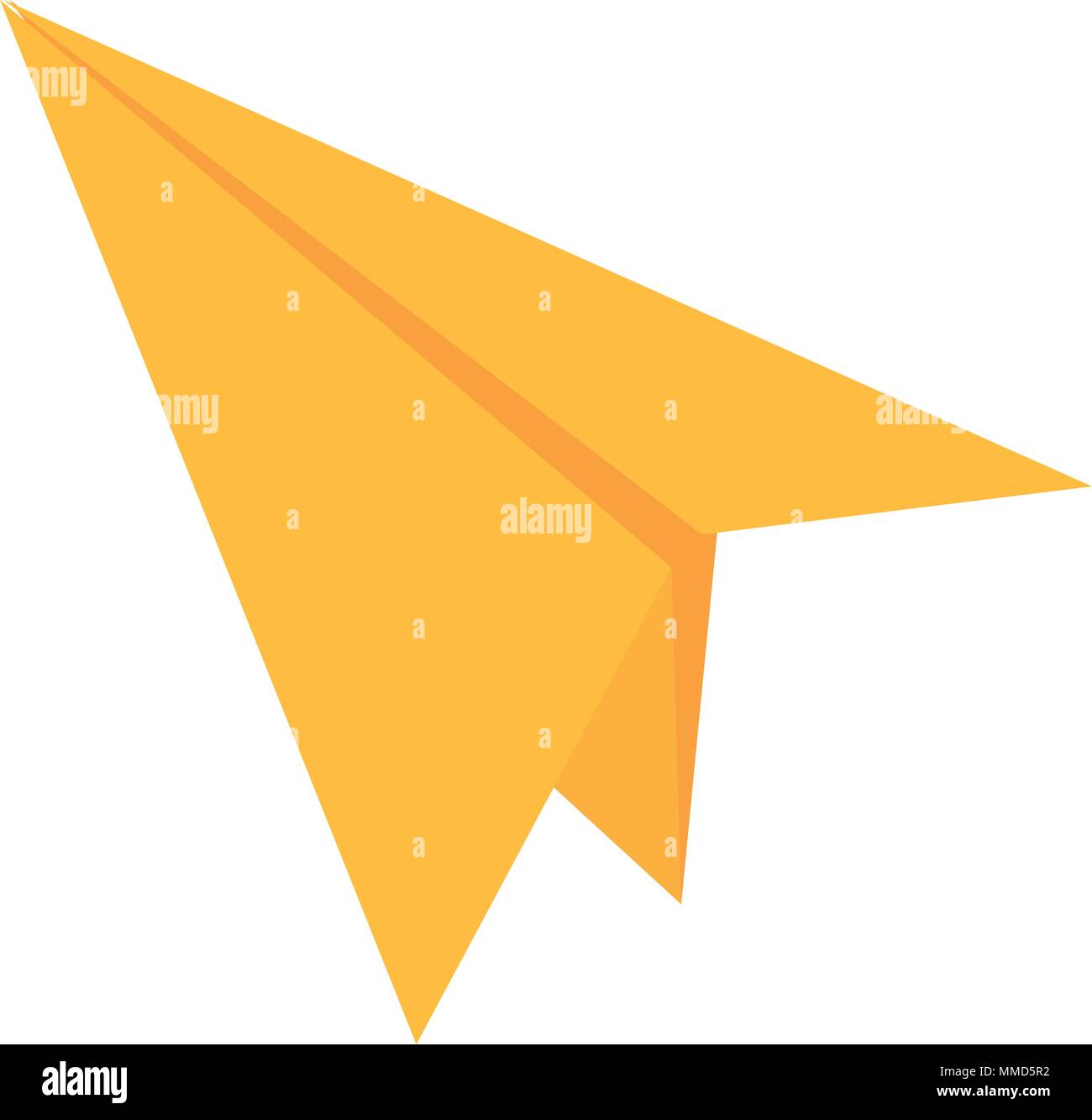 origami paper plane object design Stock Vector Image & Art - Alamy