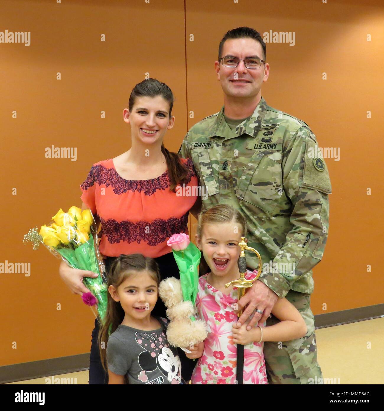 First Sergeant Skyler R. Cordova, incoming first sergeant for the ...