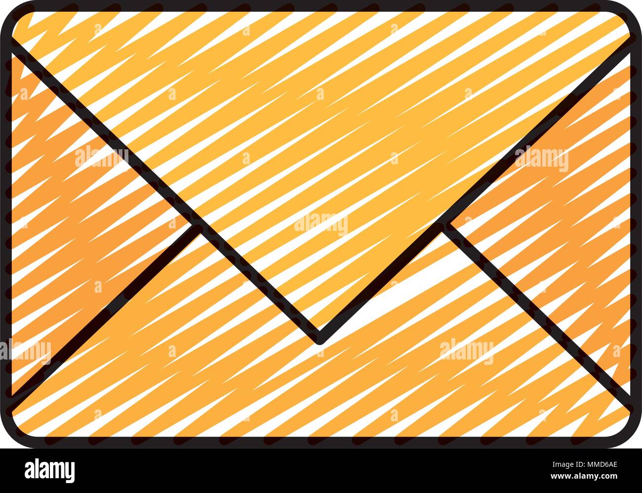 doodle letter typography text message style Stock Vector Image & Art ...