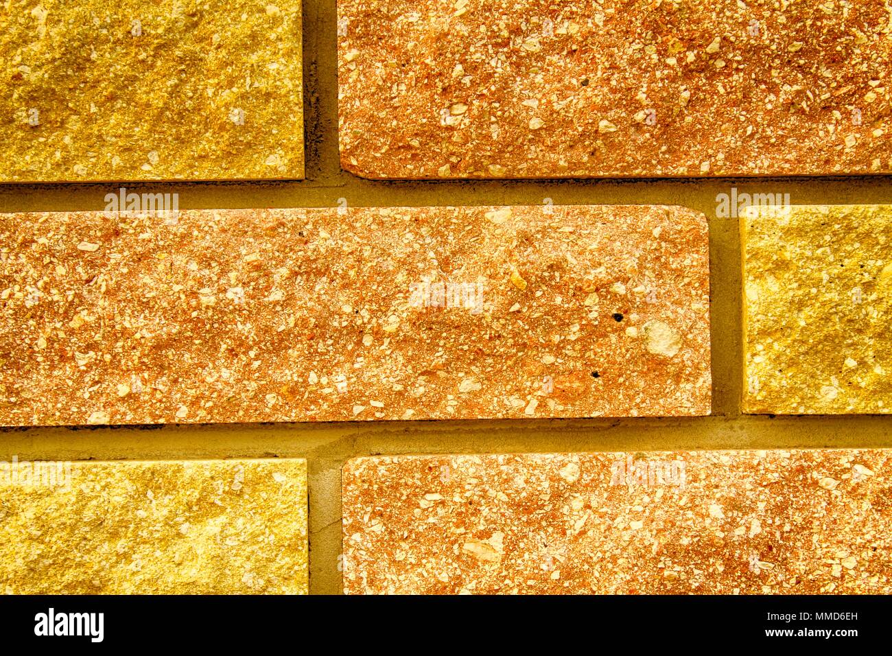 Ultra yellow Brick texture of old vintage building, design concept ...