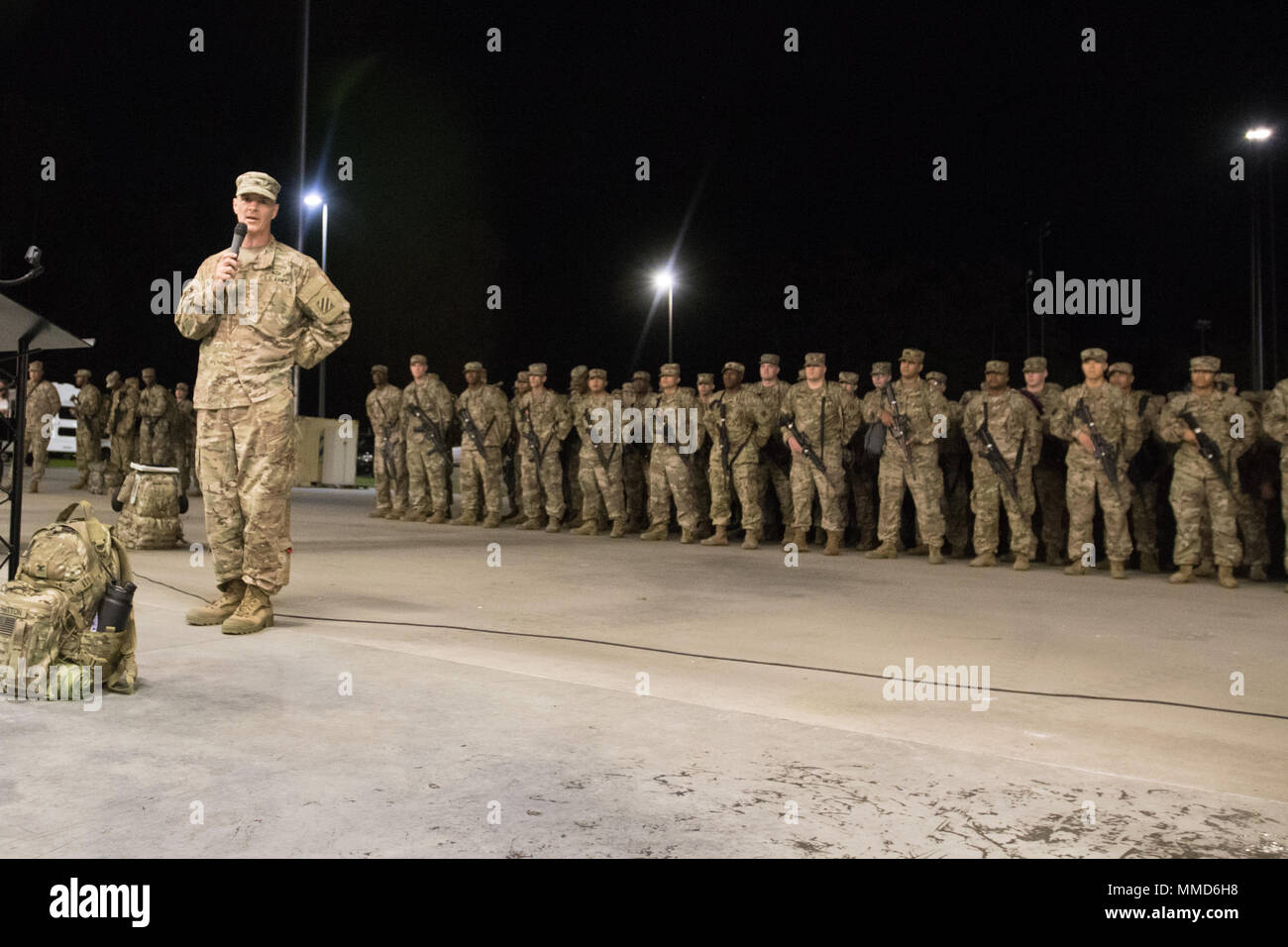 Col. Jeff Britton, commander of 3rd Infantry Division Sustainment ...