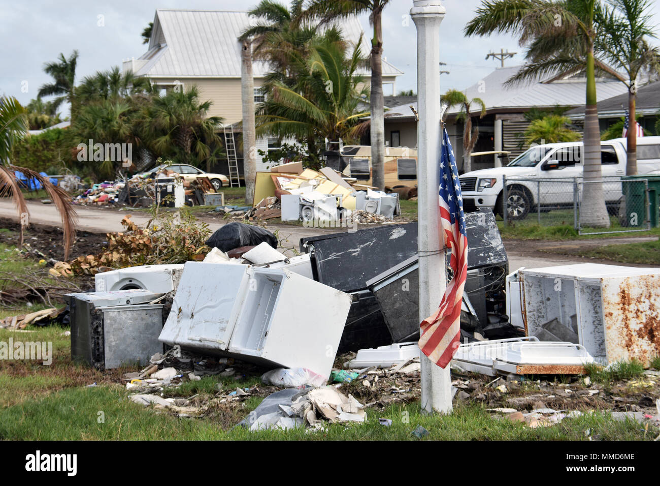 Florida Everglades City Hurricane Irma High Resolution Stock ...