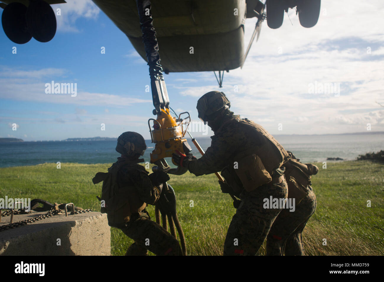 Marines with Landing Support Platoon, Combat Logistics Battalion 31 ...