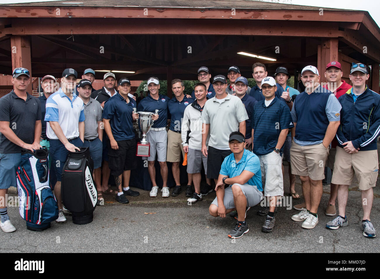 Sailors from USS Dwight D. Eisenhower (CVN 69) (Ike) pose with the ...