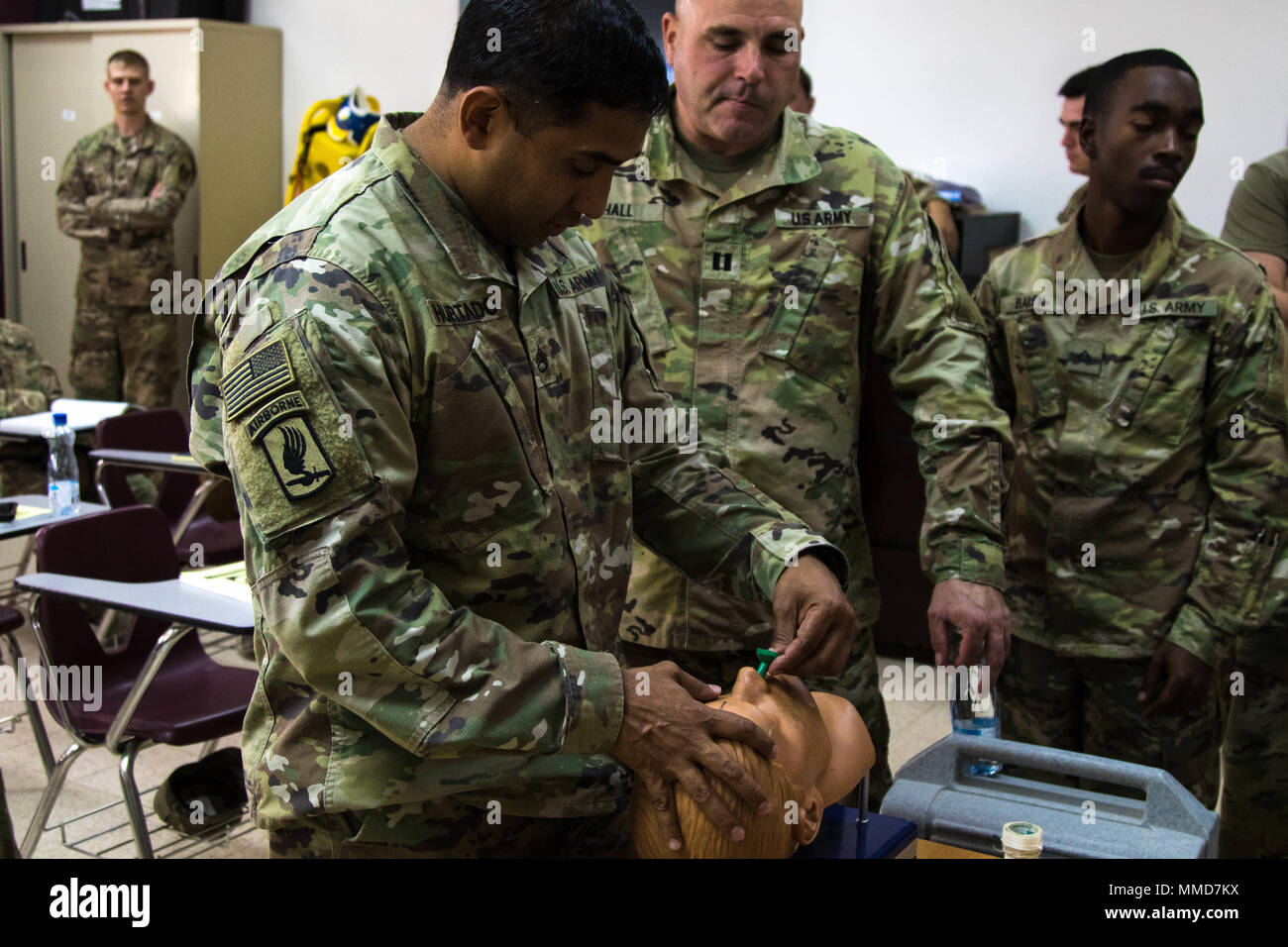 CAMP ARIFJAN, Kuwait (Oct. 18, 2017) - Staff Sgt. Ronald Hurtado, 135th ...
