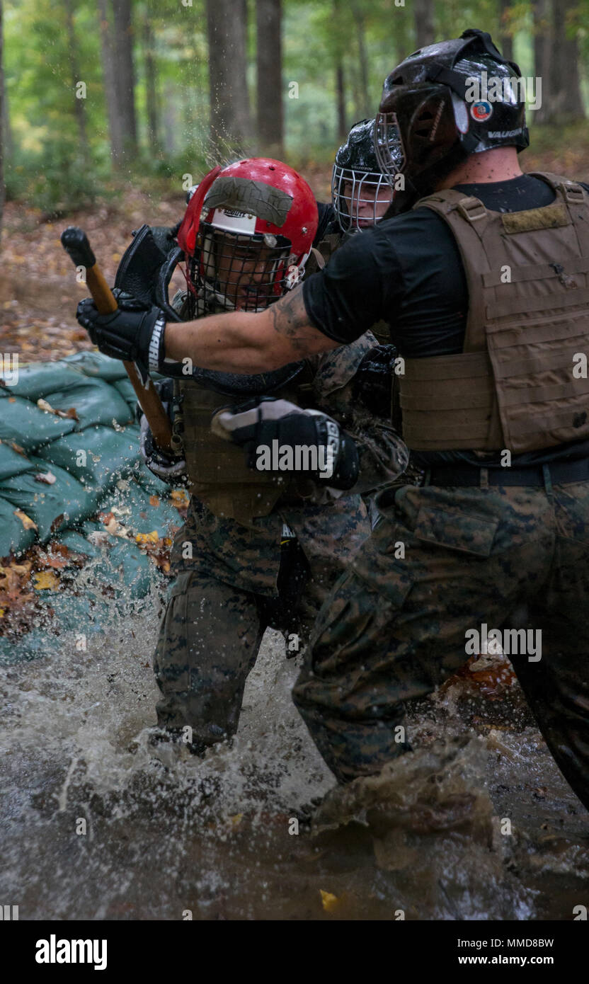 U.S. Marines with the Martial Arts Center of Excellence conduct ...