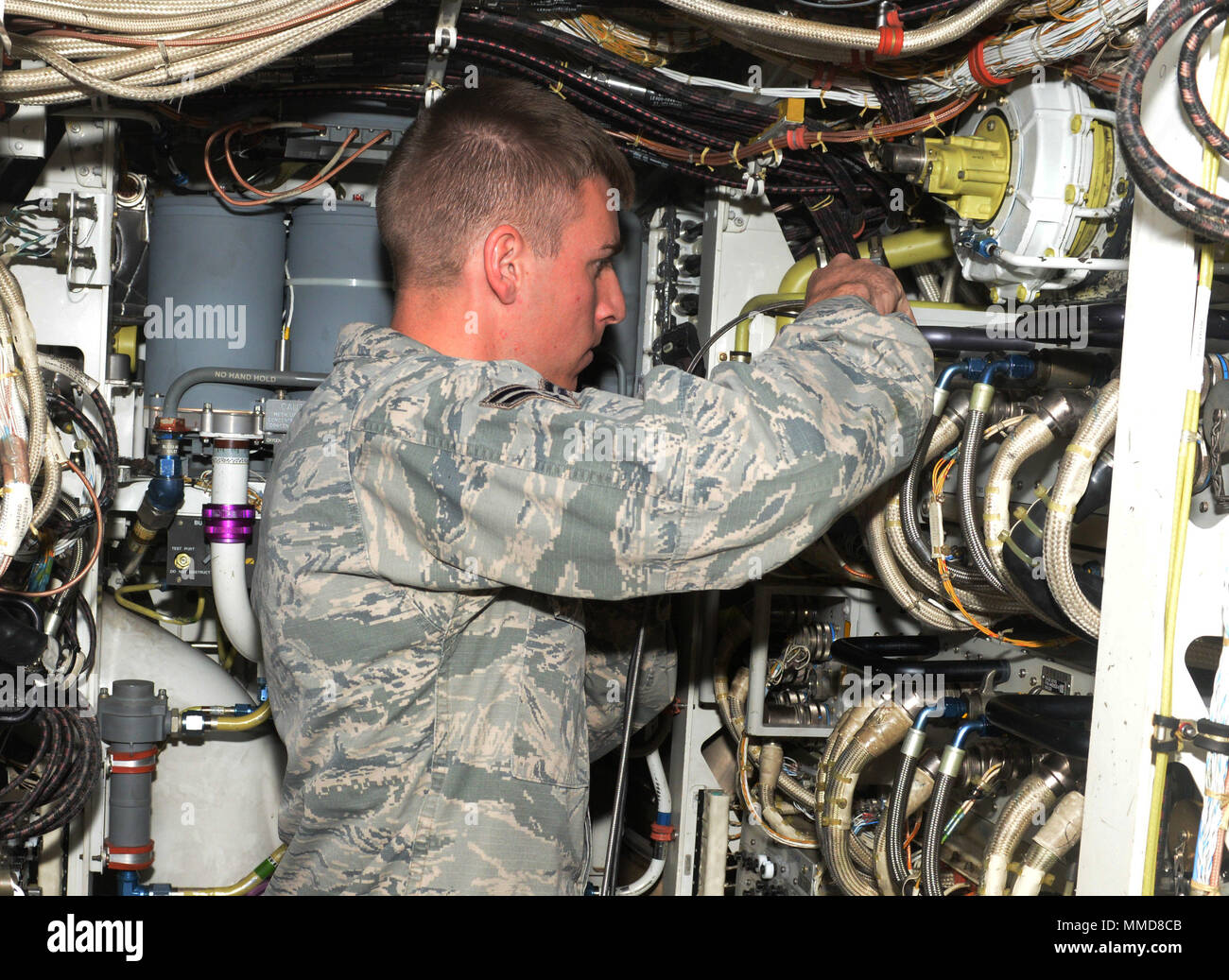 Airman 1st Class Justin Bussell, an aerospace propulsion technician ...