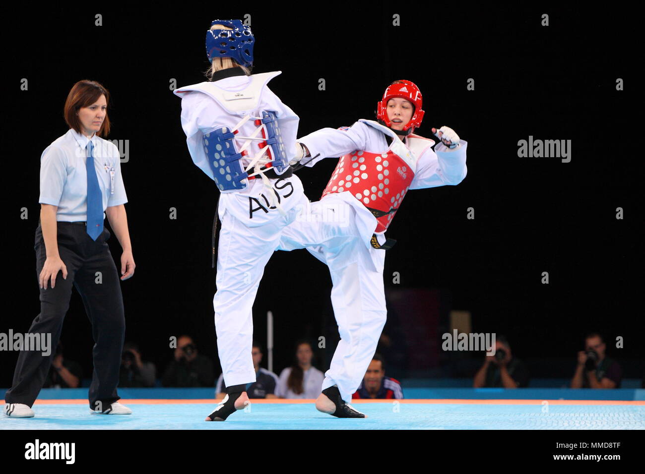 Jasmine Cross of Australia vs Stella Whitehead of Great Britain during ...