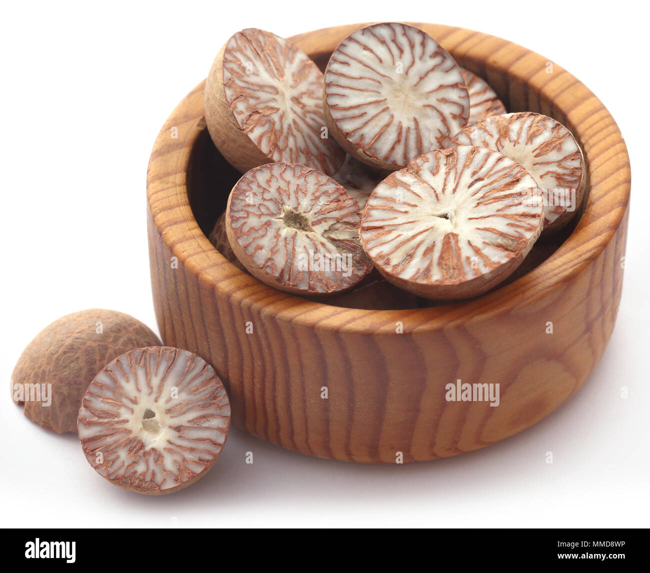 Betel nut over white background Stock Photo - Alamy