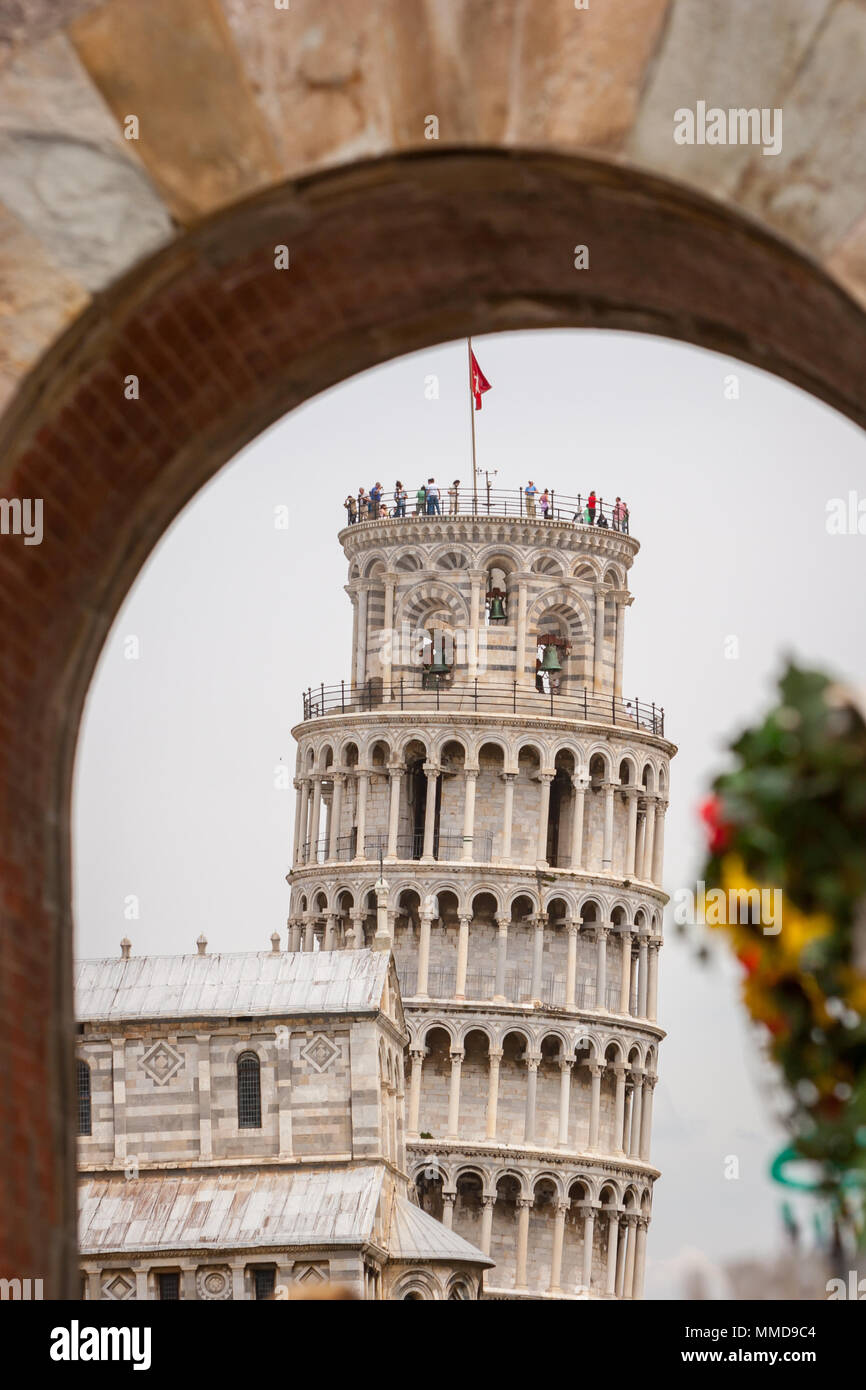 View thru the Porta Santa Maria of Pisa Cathedral, Roman Catholic ...