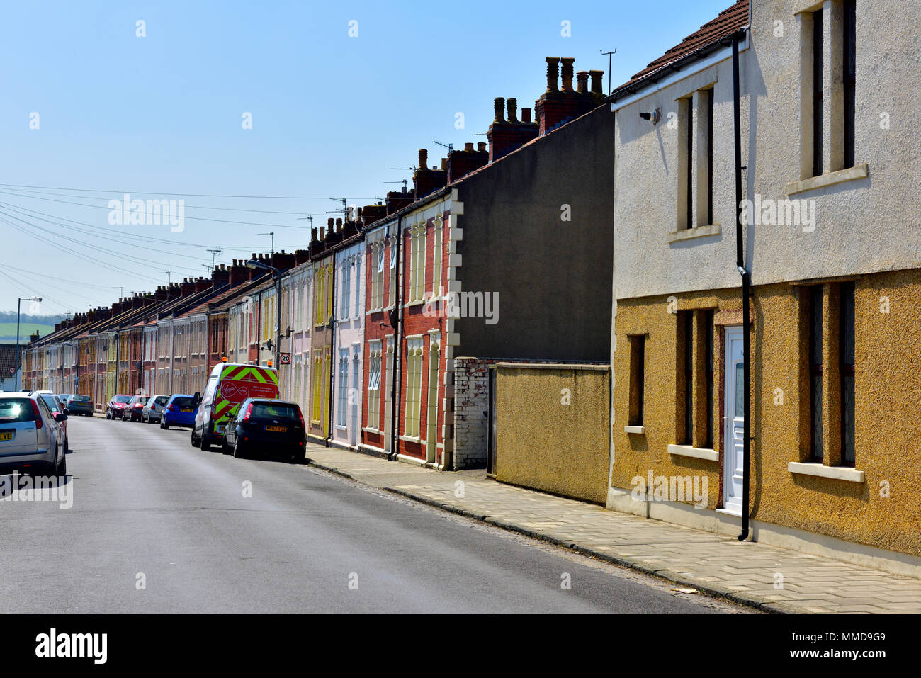 Street 1900s houses hi-res stock photography and images - Alamy