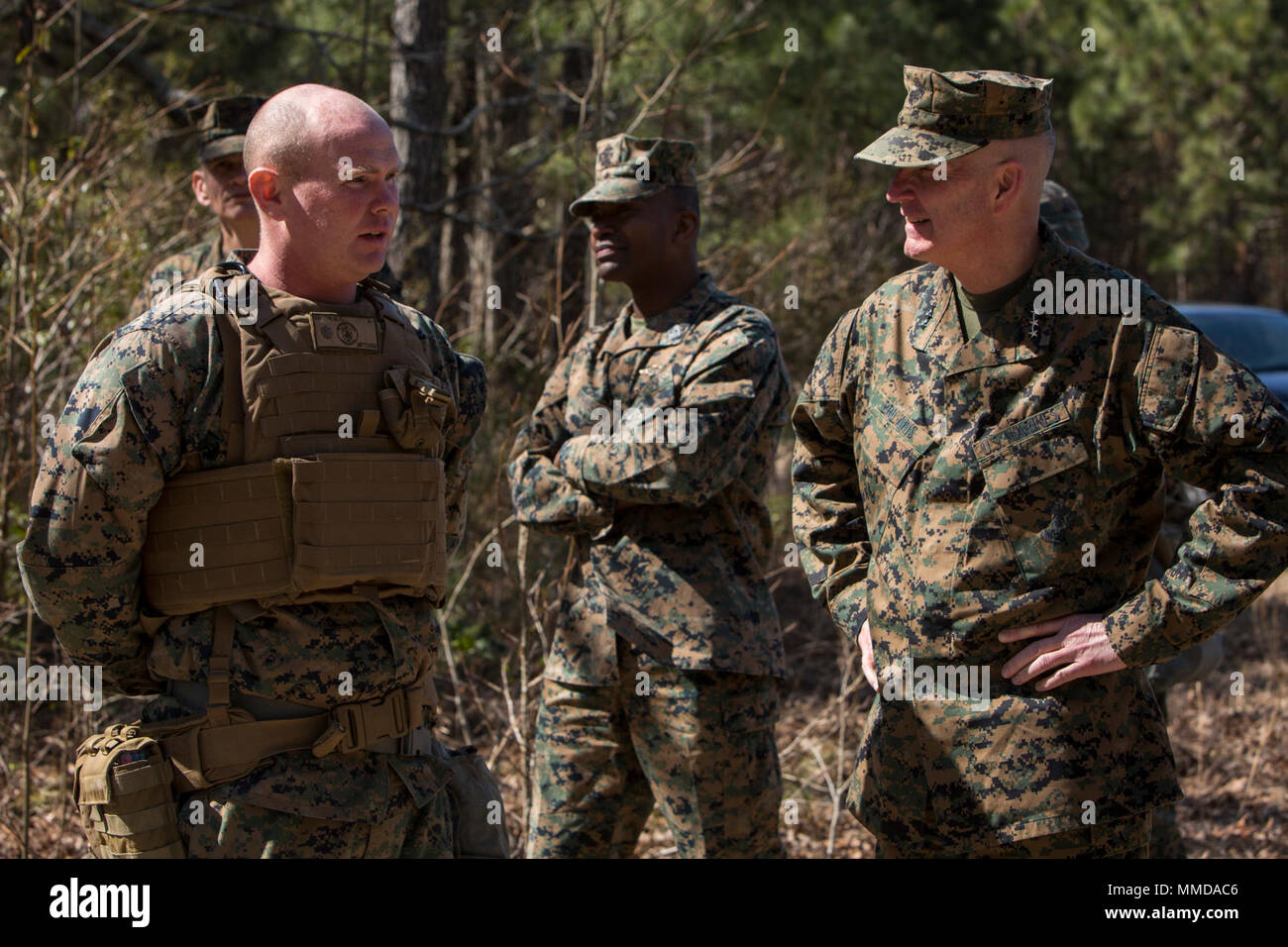 U.S. Marine Corps Lt. Gen. Mark Brilakis, the Commander of Marine Corps ...