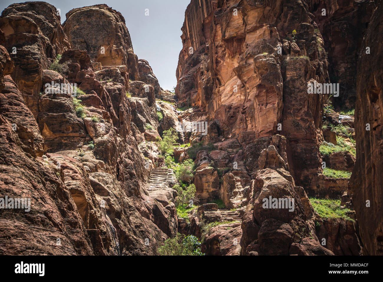 Petra Jordan Mountains view Stock Photo - Alamy