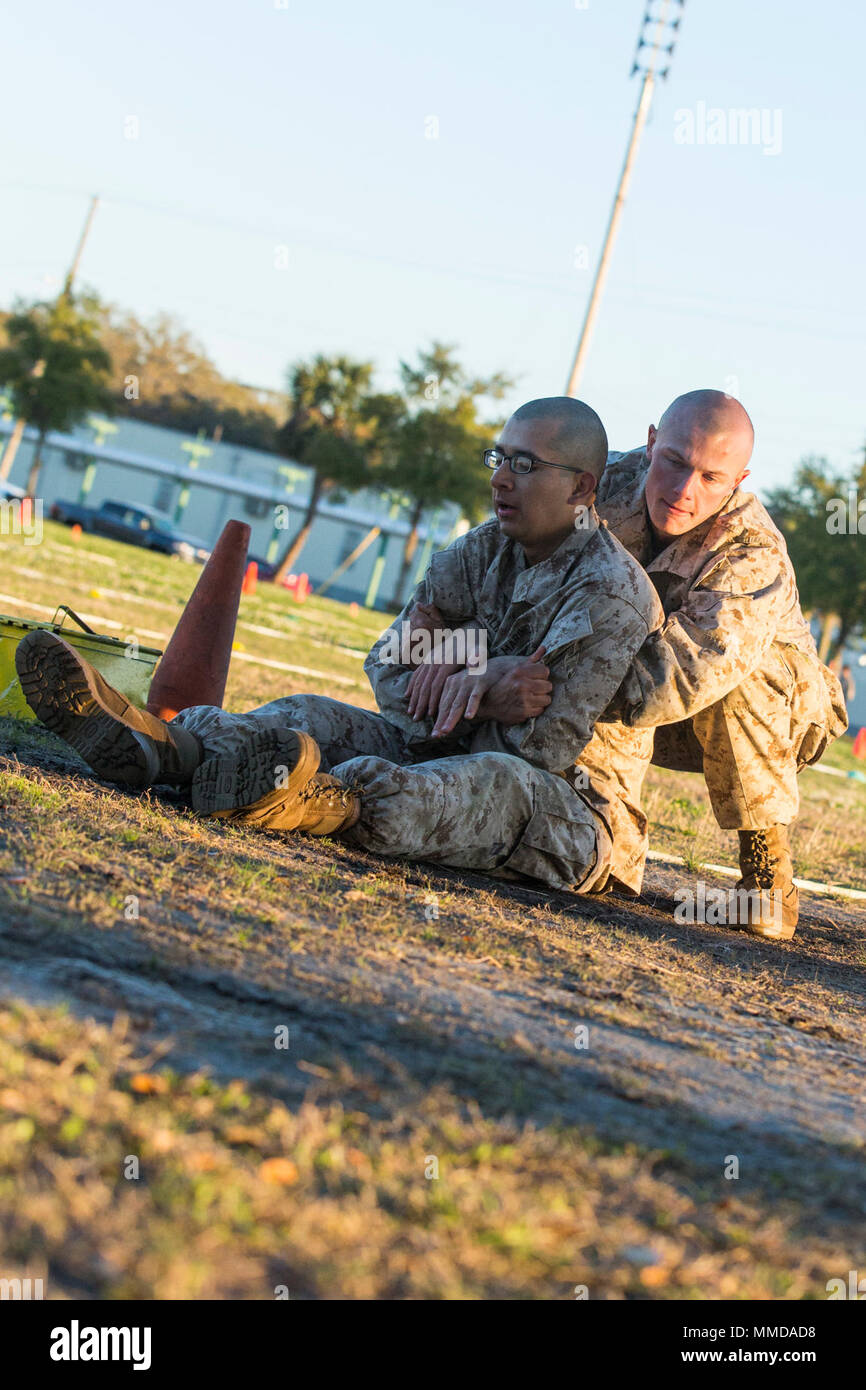 U.S. Marine Corps Recruit Joshua T. Marlowe with Echo Company, 2nd ...