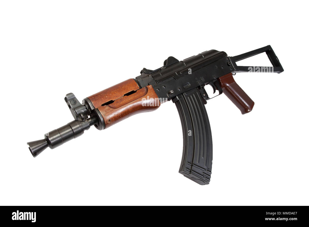 kalashnikov spetsnaz rifle isolated on a white background Stock Photo ...