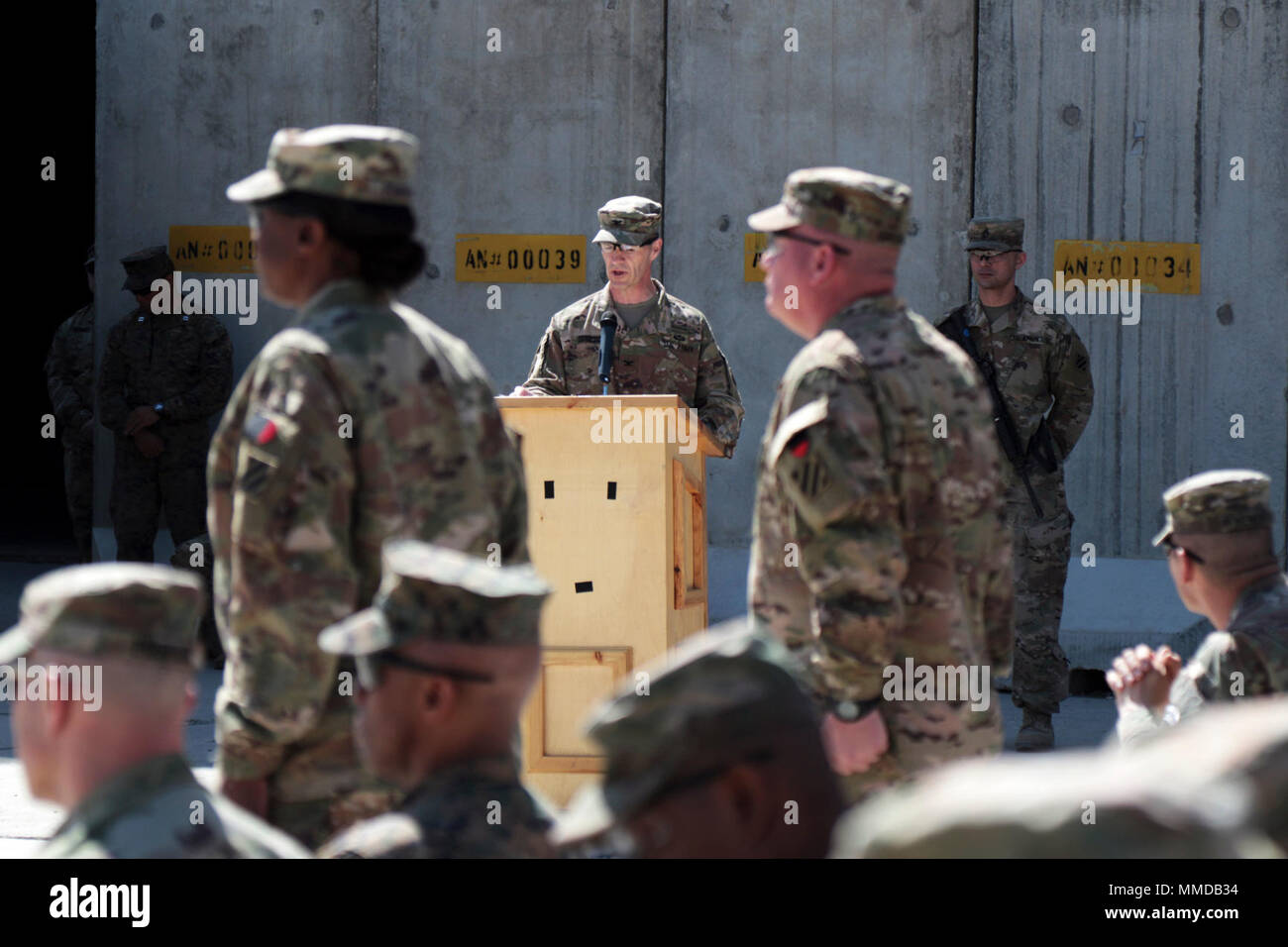 Col. Jeffrey Britton, commander of 3rd Infantry Division Resolute ...
