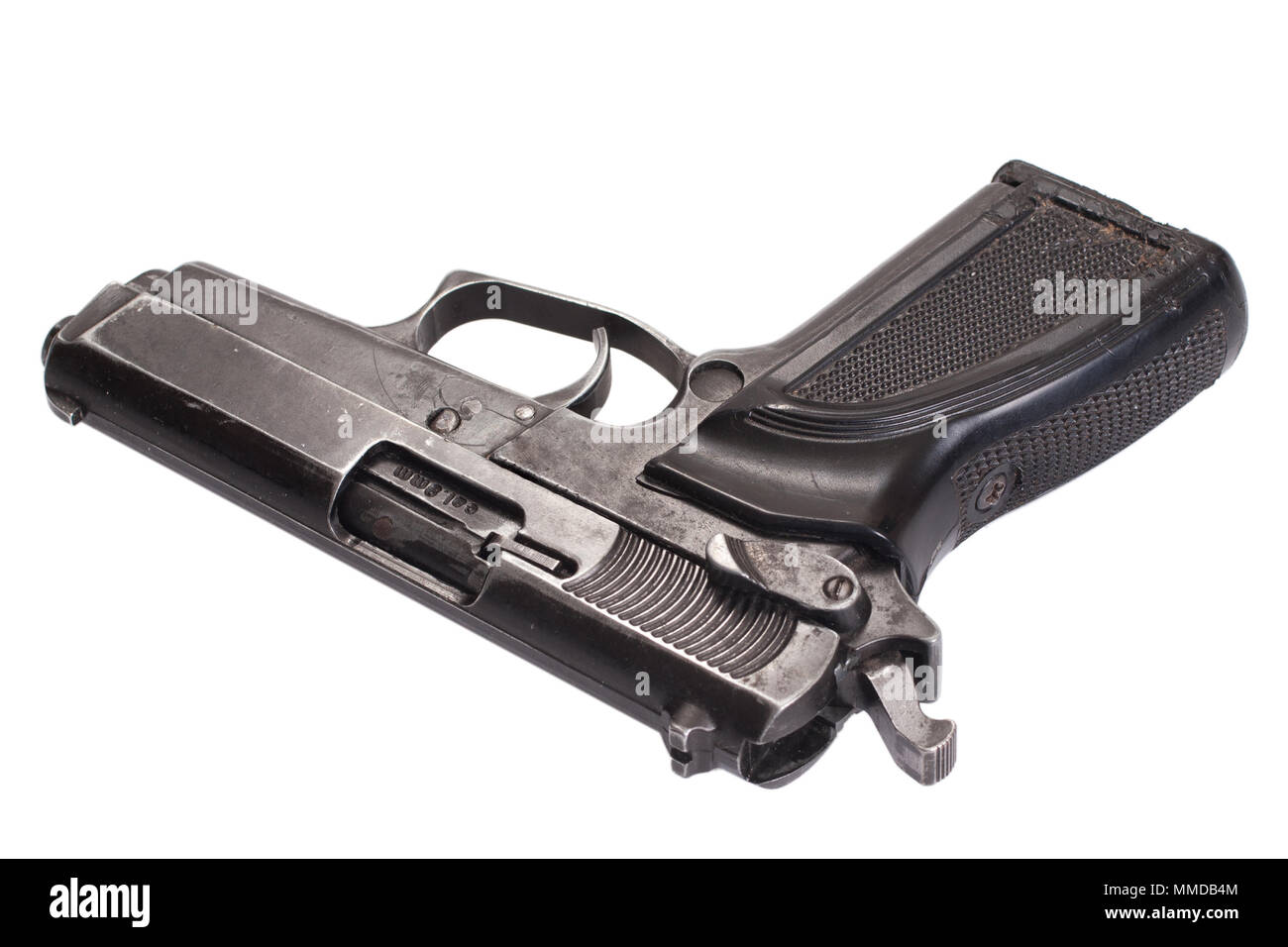 hand gun isolated on white background Stock Photo - Alamy