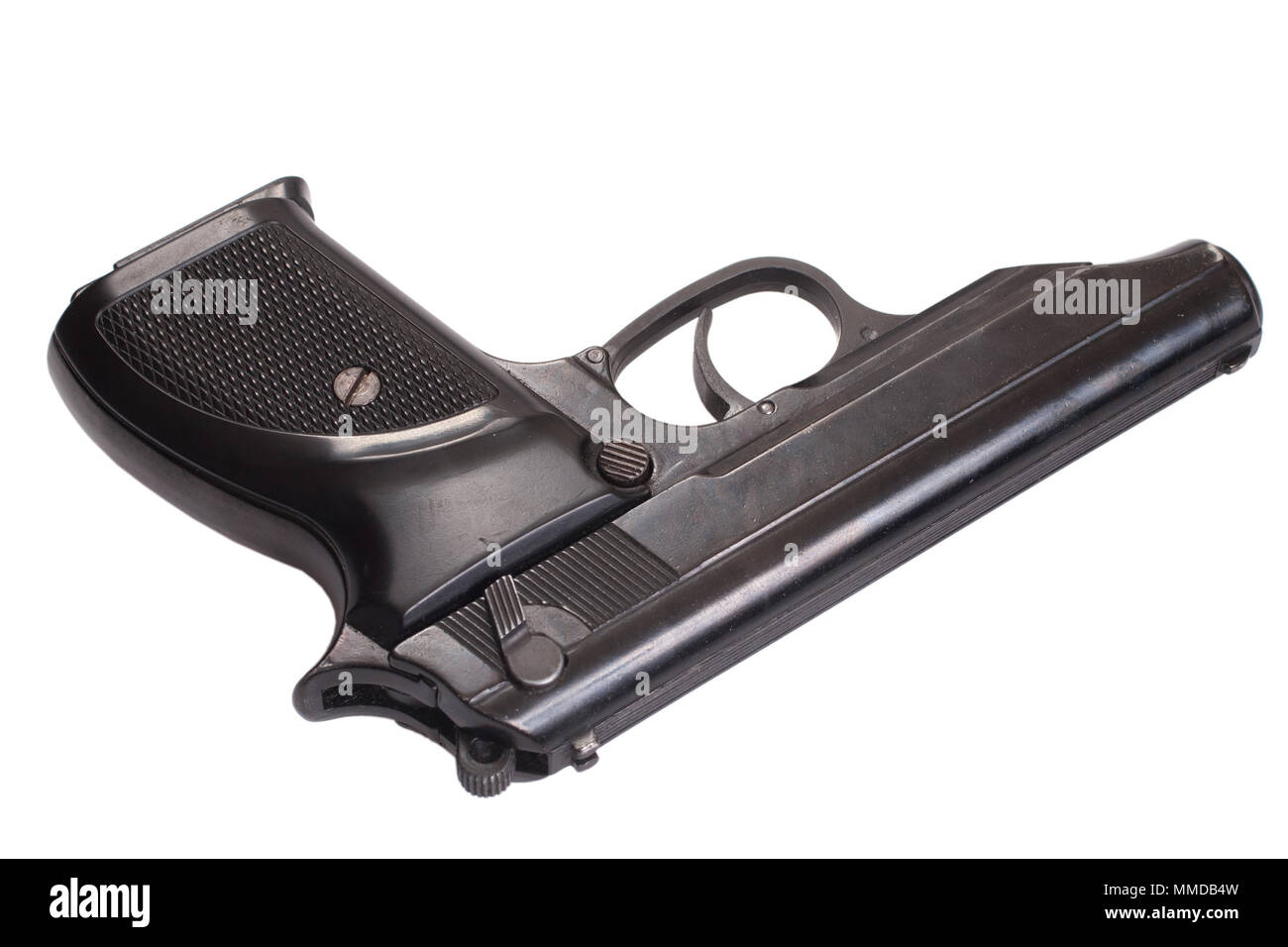 hand gun isolated on white background Stock Photo - Alamy