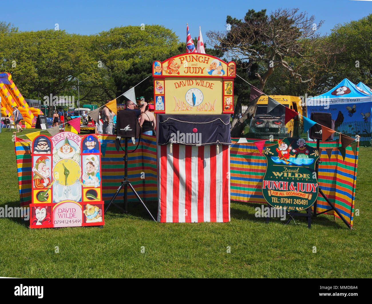A traditional Punch and Judy booth Stock Photo - Alamy