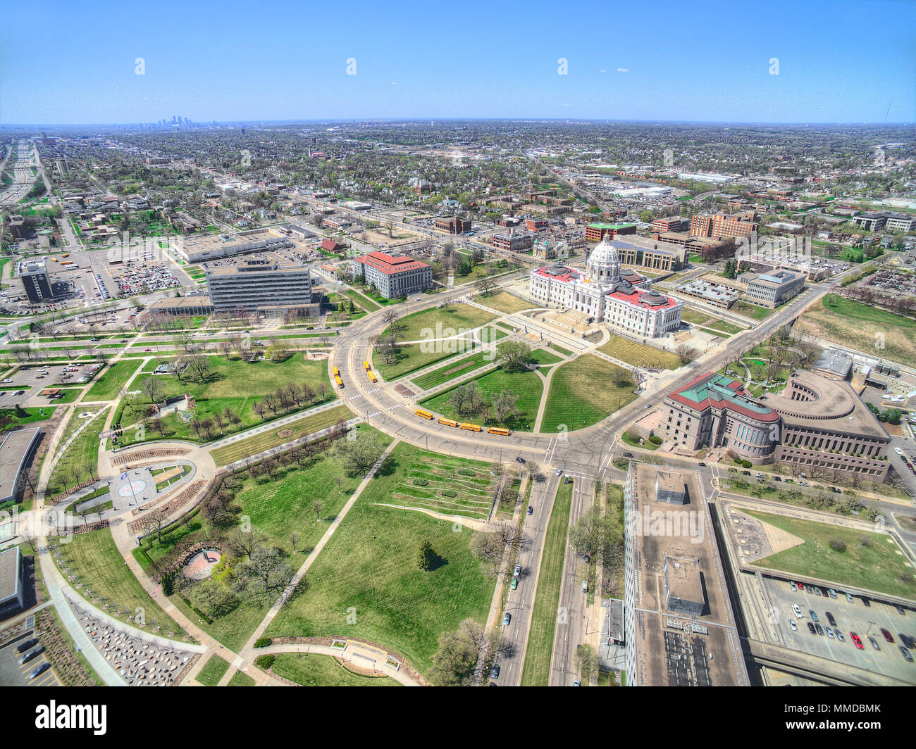 Aerial grid minnesota hi-res stock photography and images - Alamy