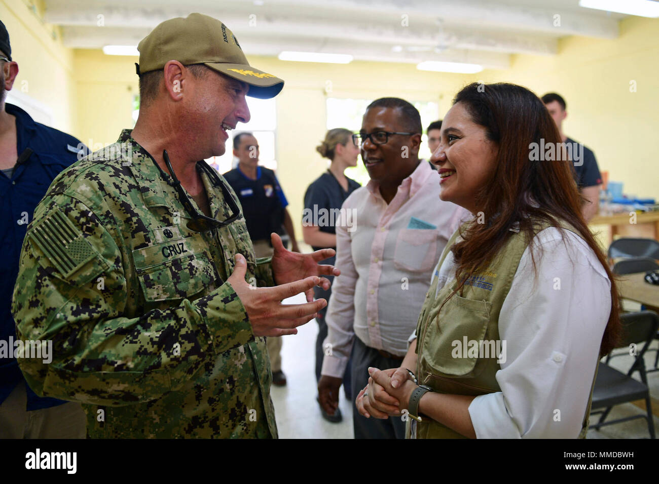 PUERTO CORTES, Honduras (March 20, 2018) Commodore of Destroyer ...