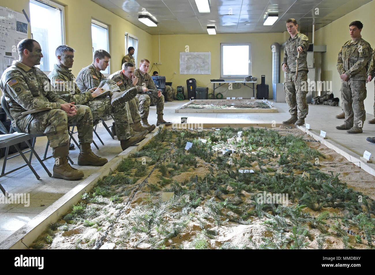 U.S. Army Lt. Col. John Morris, left, Commander of Task Force Viper 1st ...