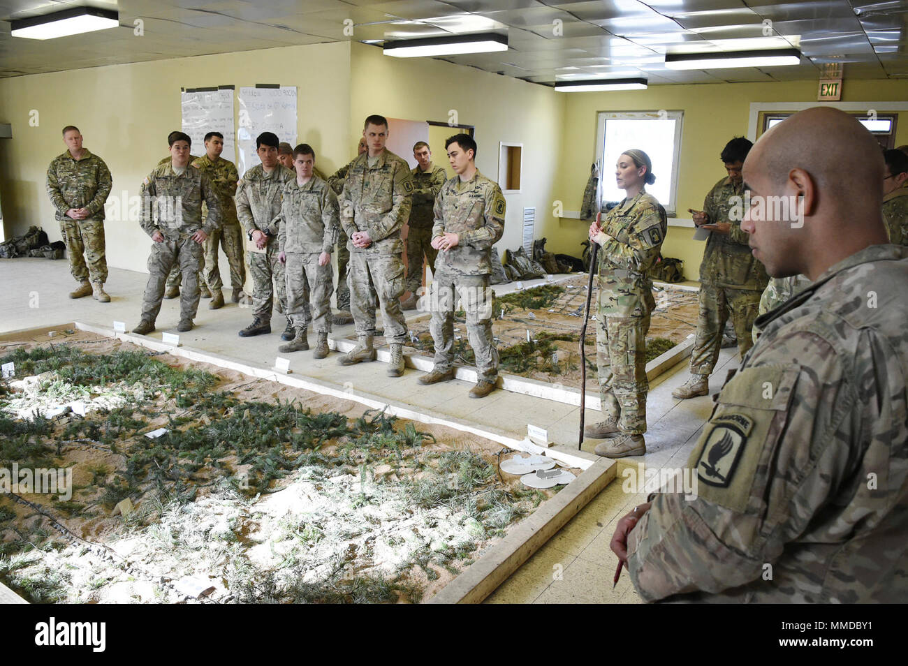 U.S. Army 1st Lt. Emily Renzi, third from right, with Task Force Viper ...