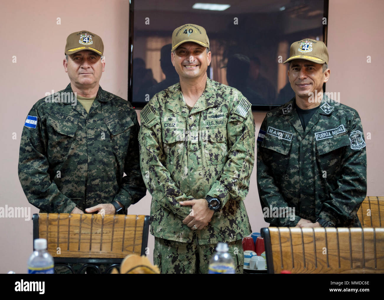 PUERTO CORTES, Honduras (March 20, 2018) Capt. Angel Cruz, Commodore of ...