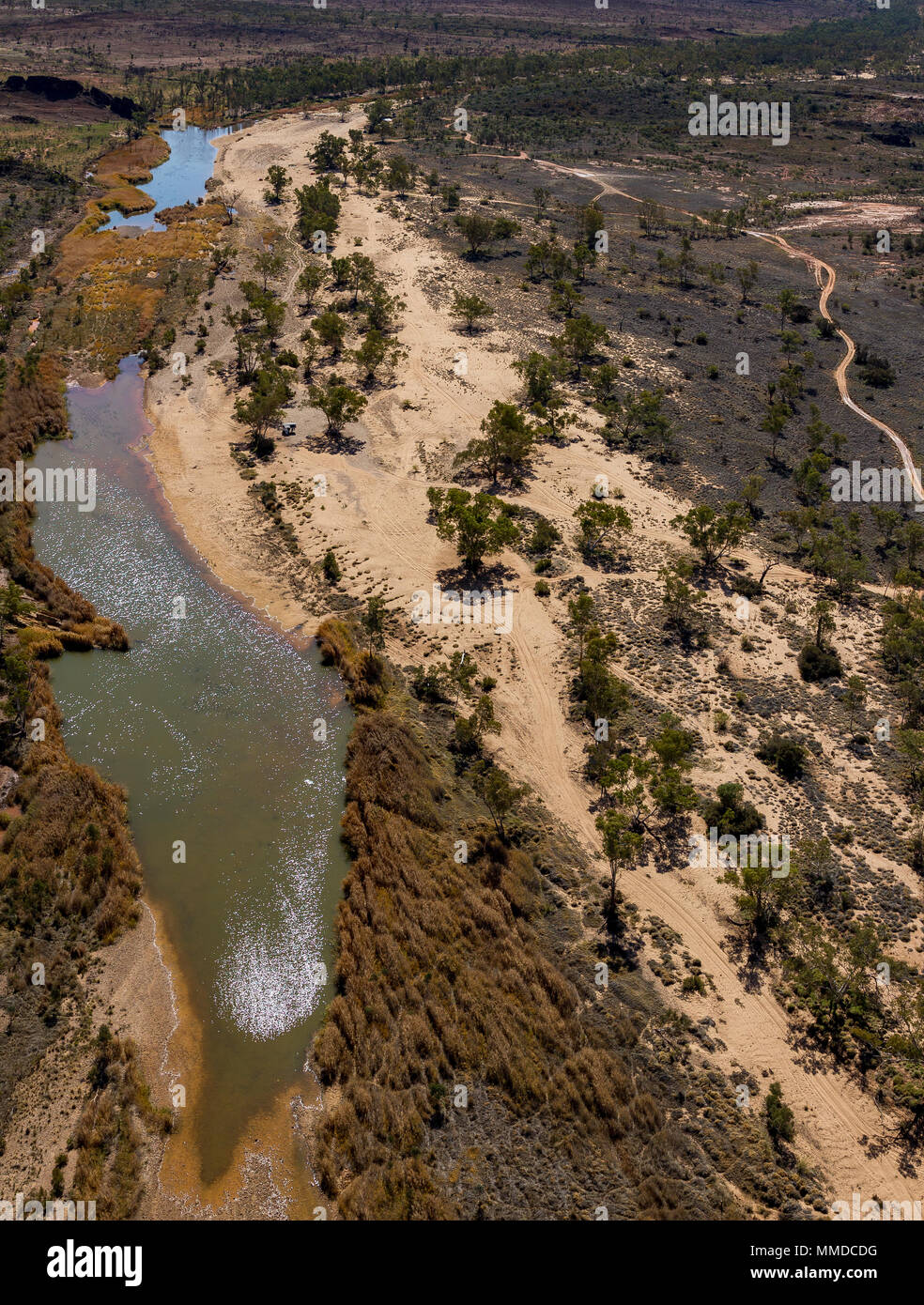 Aerial view of the West MacDonnell Ranges Stock Photo - Alamy