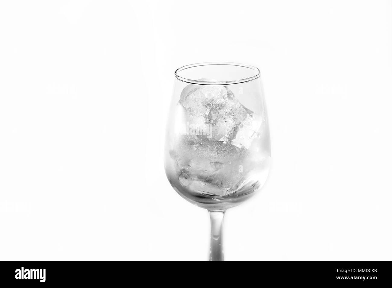 Ice cube where Black and White Stock Photos & Images - Alamy