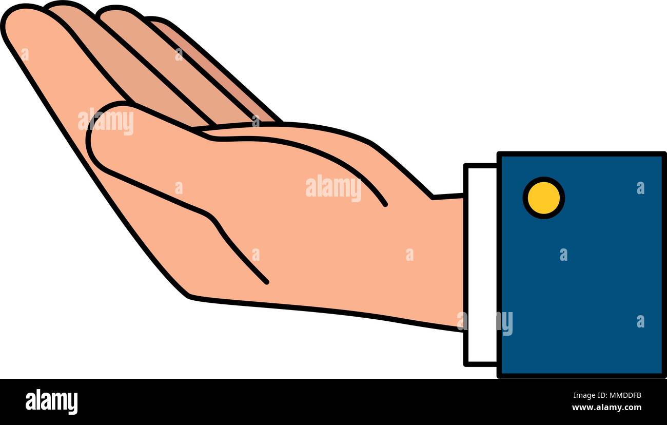 hand human receiving icon vector illustration design Stock Vector Image ...
