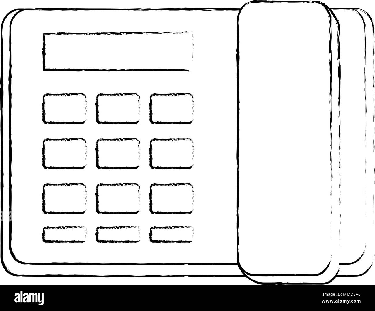 Old phone keypad Stock Vector Images - Alamy