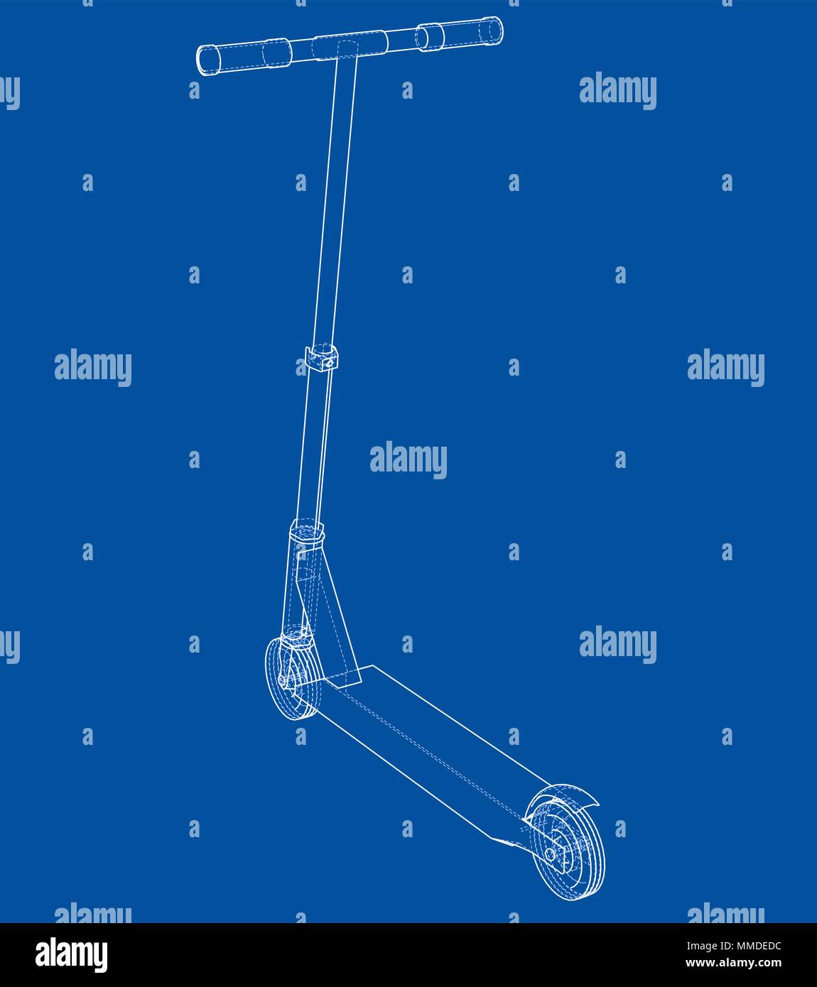 Kick scooter outline. Vector Stock Vector Image & Art - Alamy