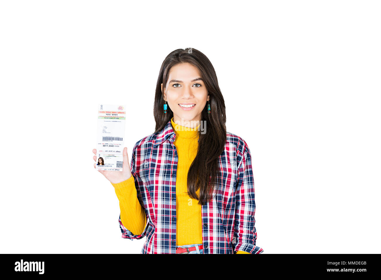Aadhaar card hi-res stock photography and images - Alamy