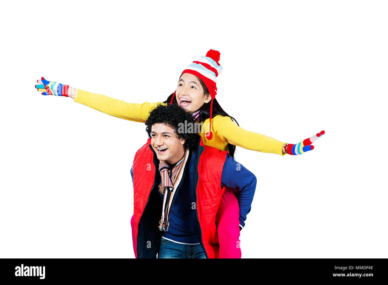 Boy giving piggyback ride girl hi-res stock photography and images - Alamy