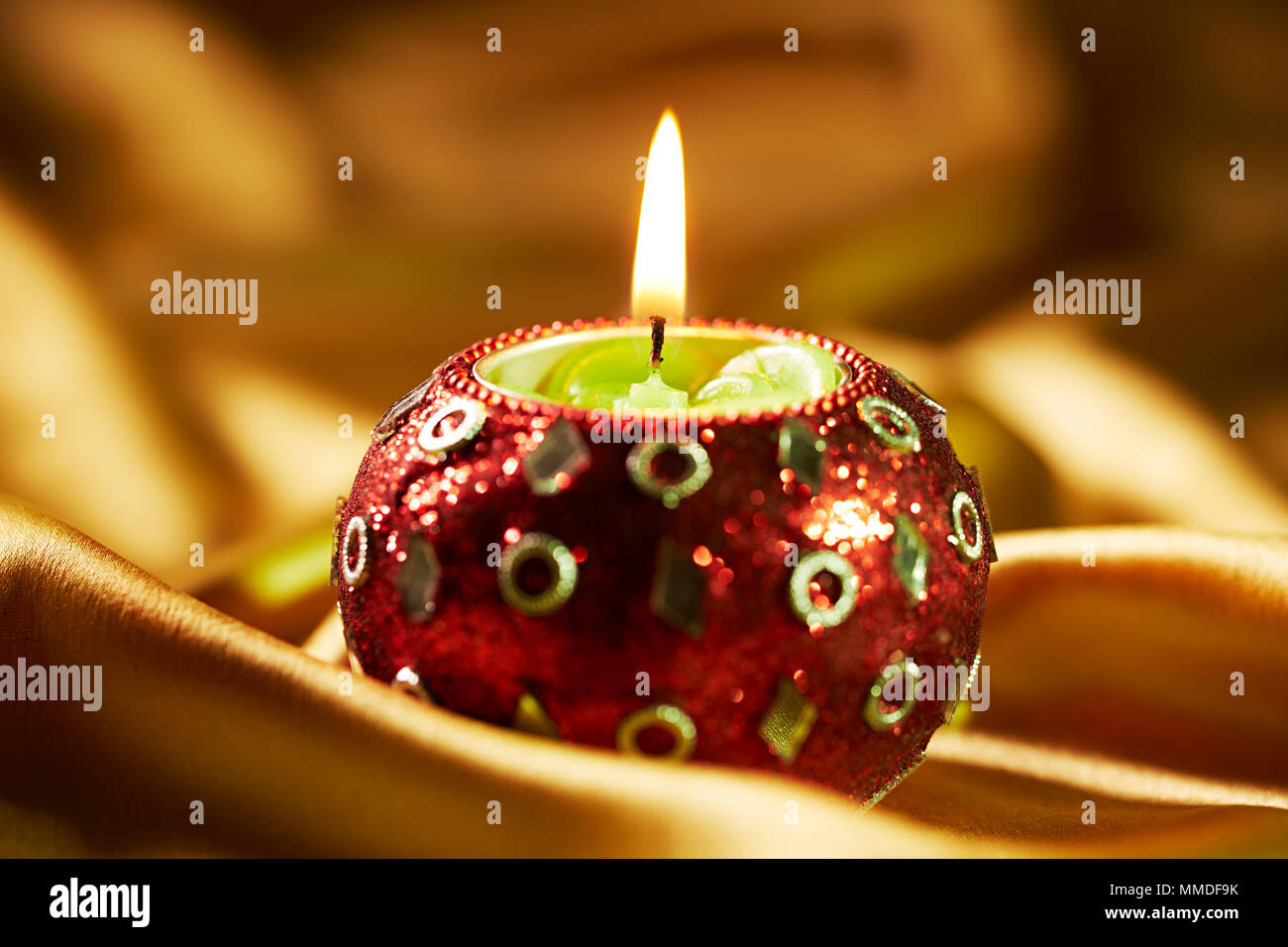 Hindu Traditional Diwali Festival Diya Candles Lights Nobody Stock ...