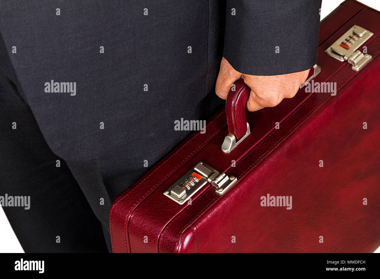 Hand holding briefcase hi-res stock photography and images - Alamy