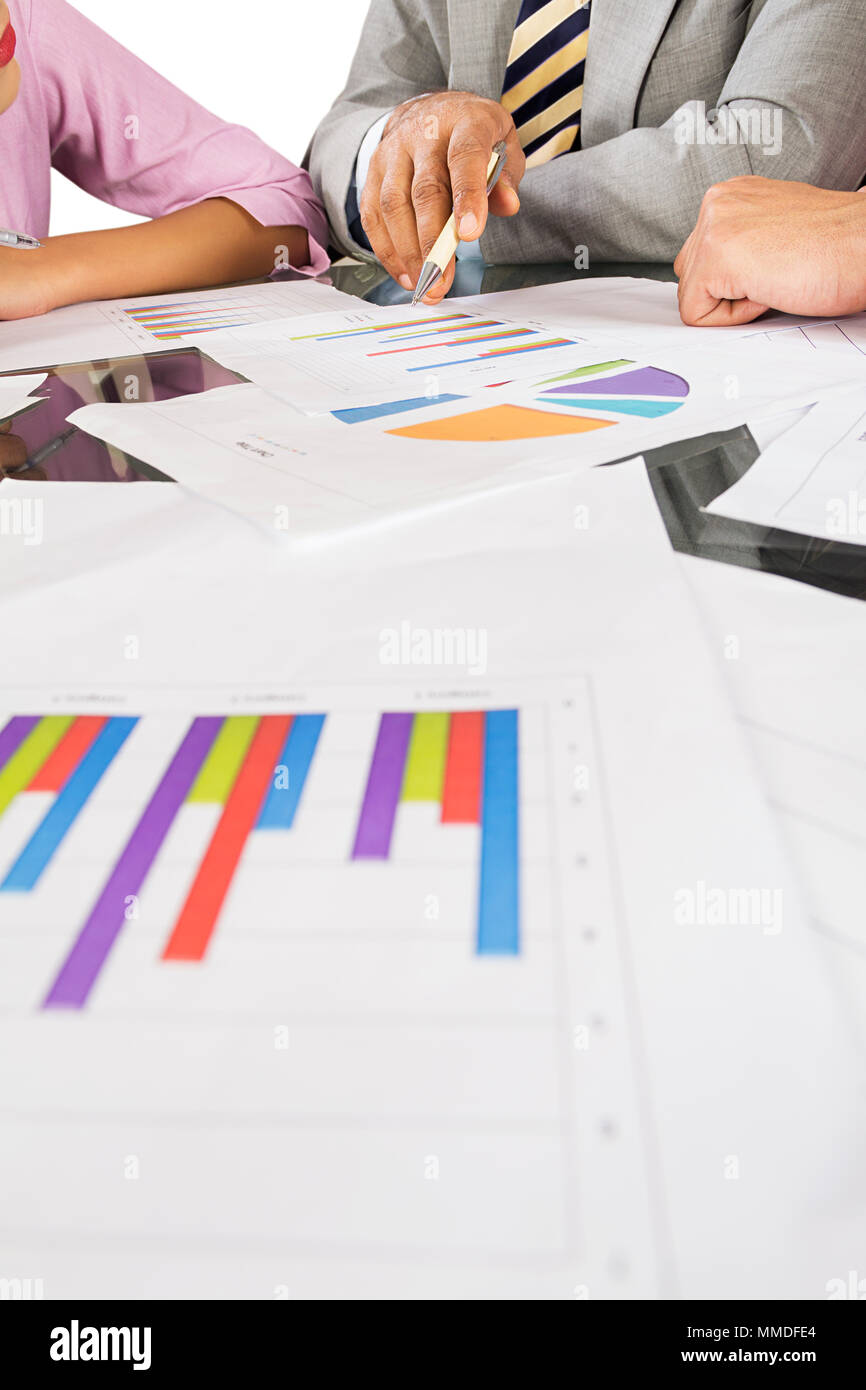 Close up adult explaining marketing hi-res stock photography and images ...