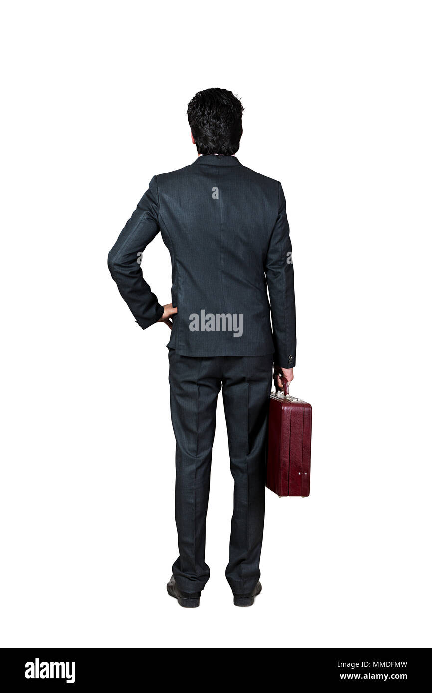 Man rear view coat studio hi-res stock photography and images - Alamy