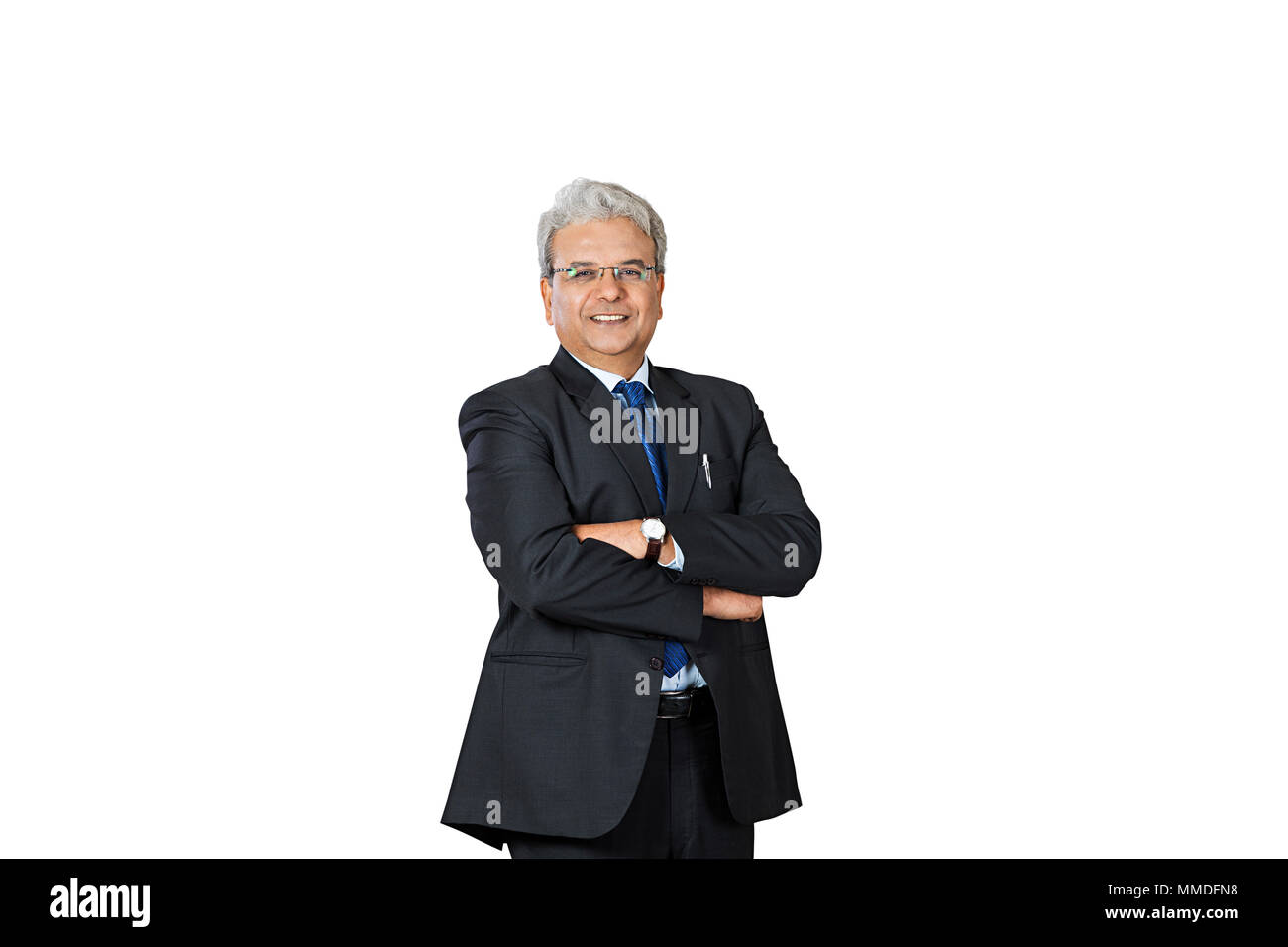 Businessman with crossed arms hi-res stock photography and images - Alamy