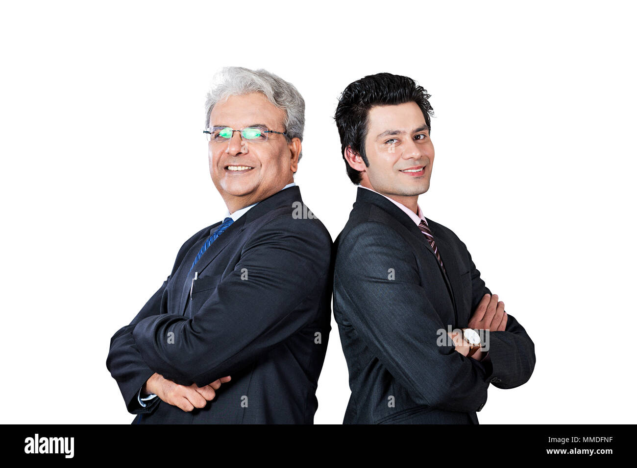 Two men standing with arms crossed hi-res stock photography and images ...