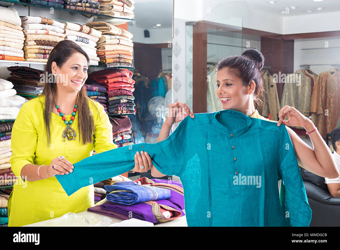 Indian shopkeeper casual clothing hi-res stock photography and images ...